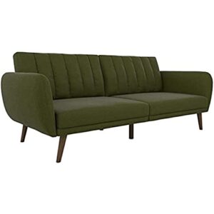 LJMXG Sofa Futon - Upholstery and Wooden Legs