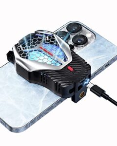 acedays phone cooler, phone cooling fan with semi-conductor cooling chip, universal cellphone radiator for tiktok live streaming, outdoor vlog, mobile gaming.