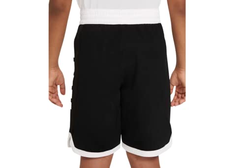 Nike Dri-FIT Elite Big Kids' (Boys') Basketball Shorts, Black/White, Medium