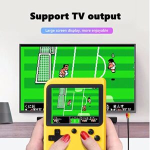 Ormosiat Retro Mini 500 Non-Repeating Classic FC Games Portable Video Handheld Game Console.3.0-inch Screen.1020mAh (500_Yellow)