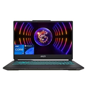 msi cyborg gaming laptop, 15.6" 144hz ips fhd display, geforce rtx 4060, intel 10-core i7-12650h, 32gb ddr5, 1tb pcie ssd, backlit kb, wi-fi 6, hdmi, rj45, type-c, win 11 pro, black