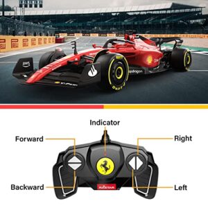 Voltz Toys Authentic 1:18 Scale Licensed Ferrari F1 75 Remote Control Car - Super Racing Collection for Kids and Adults - 2.4GHz RC Car for Gift