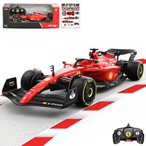 Voltz Toys Authentic 1:18 Scale Licensed Ferrari F1 75 Remote Control Car - Super Racing Collection for Kids and Adults - 2.4GHz RC Car for Gift