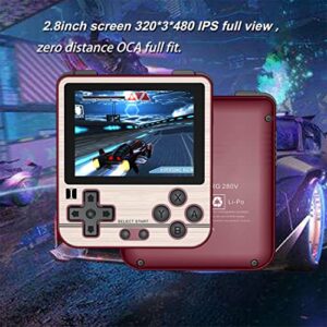 Yegan RG405M Handheld Game Console, Mini 2.8inch IPS Screen Chip 4770 Portable Handheld Nostalgic Arcade Retro Game Machine, 16G+64G, Built in 15,000 Games, 2100mAh