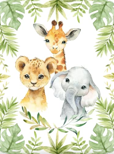 Safari Fabric Panel, Quilting Panel, Baby Quilt Panel, Cotton Baby Panels, Blanket Panel, Fabric for Quilting