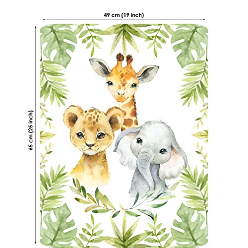 Safari Fabric Panel, Quilting Panel, Baby Quilt Panel, Cotton Baby Panels, Blanket Panel, Fabric for Quilting