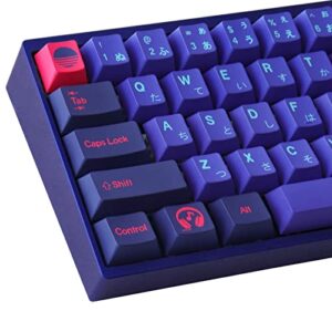 wunzkii pbt keycaps 158 keys laser keycaps dye-sub custom keycaps cherry profile for cherry gateron mx switches mechanical keyboard us and uk layouts (6.25u 7u spacebar)