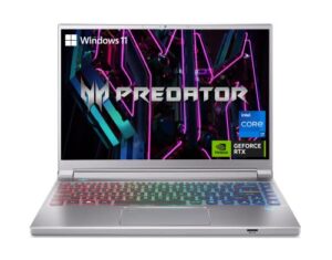 acer predator triton 14 gaming/creator laptop | 13th gen intel i7-13700h | nvidia geforce rtx 4050 | 14" wuxga 165hz g-sync display | 16gb lpddr5 | 512gb pcie gen 4 ssd | killer wifi 6e | pt14-51-78b4