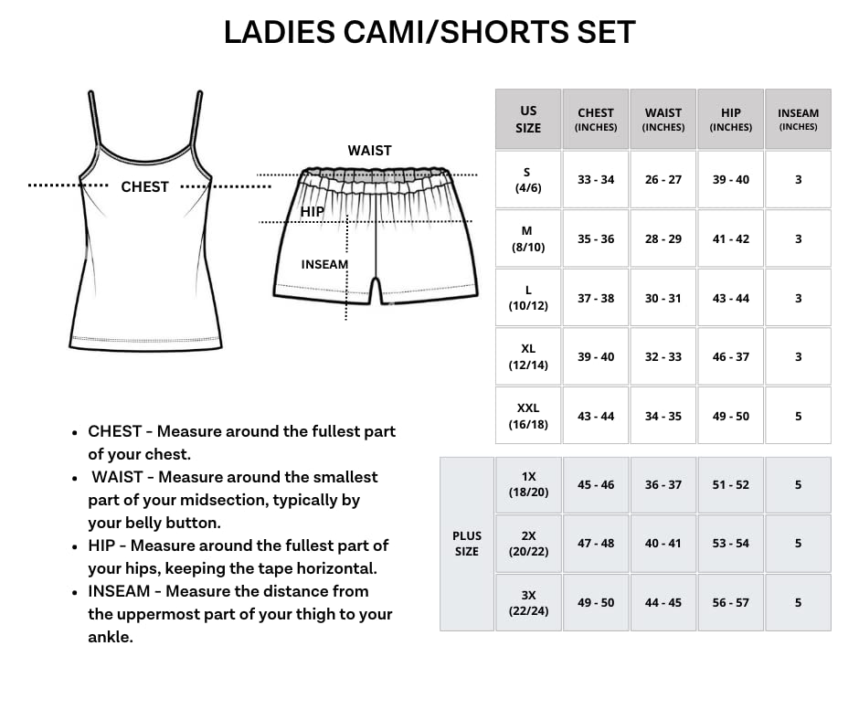 3 Pack: Womens Cami PJ Top and Shorts Pajama Sets Short Pajamas Women PJs Sleepwear Sexy Two Piece Lingerie Lounge Plaid Silk Tank Cute Matching Soft Satin Night Wear Womans Loungewear - Set 2, M