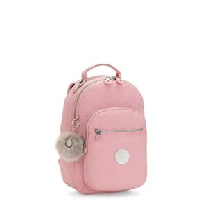 Kipling Women's Seoul Small Backpack, Durable, Padded Shoulder Straps with Tablet Sleeve, Bridal Rose, One Size