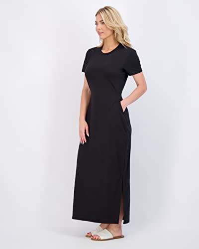 3 Pack: Womens Long Full Short Sleeve Dress Slit Summer Dresses t Shirt Women Spring Maxi Midi Pockets Outfits Casual Vestidos para Mujer Sundress Dresses Cute Flowy Beach Fashion Trendy - Set 9, L