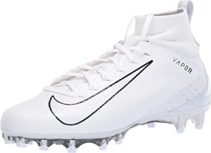 nike vapor untouchable pro 3 917165-120 white-black men's football cleats 15 us