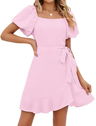 SAMPEEL Dance Dresses for Teens Summer Bridesmaid Preppy Dresses for Middle School XS