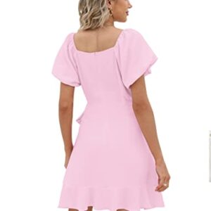 SAMPEEL Dance Dresses for Teens Summer Bridesmaid Preppy Dresses for Middle School XS