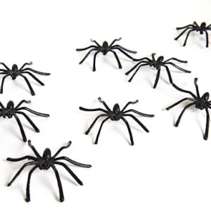 Happy Hippo Halloween Spider Web Decoration, 200 Sqare Feet & Plastic Spiders, Halloween Party Supplies, Spider Webs (Small, 200 Sq Feet)