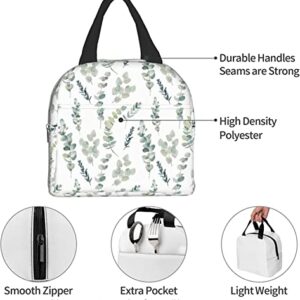 Sunyuer Green Sage Insulated Lunch Bag for Women Girls, Cooler Tote Reusable Lunch Box Container for School Work Office Travel Picnic (Green Sage)