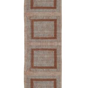 Casavani Hand Block Printed Cotton Dhurrie Bordered Brown & Beige Area Rug Doormat Floor Rug Indoor Area Rugs for Bedroom Living Room Laundry Room 10x18 Feet