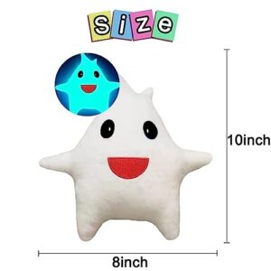 Wahahay Fluorescent Plush Toy, Glow in The Dark Plush,Happy Star Stuffed Doll，All Star Collection Star Man Stuffed Plush