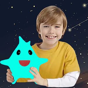 Wahahay Fluorescent Plush Toy, Glow in The Dark Plush,Happy Star Stuffed Doll，All Star Collection Star Man Stuffed Plush