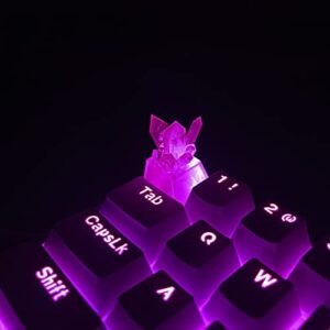 Custom Keycap for Mechanical Gaming Keyboard - Design Glass - Artisan Cherry MX Made in Resin with Universal Compatibility - Unique Gift Idea