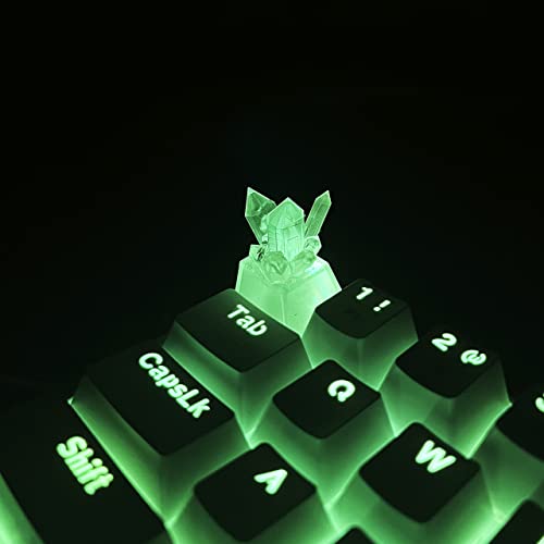 Custom Keycap for Mechanical Gaming Keyboard - Design Glass - Artisan Cherry MX Made in Resin with Universal Compatibility - Unique Gift Idea