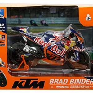 KTM RC16 Motorcycle #33 Brad Binder MotoGP KTM Factory Racing 1/12 Diecast Model by New Ray 58383