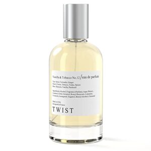 twist vanilla & tobacco no.12 inspired by tf tobacco vanille, long-lasting perfume for women & men, edp - 100 ml | 3.4 fl. oz.