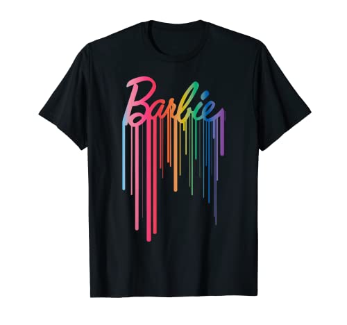 Barbie - Logo Rainbow Drip T-Shirt