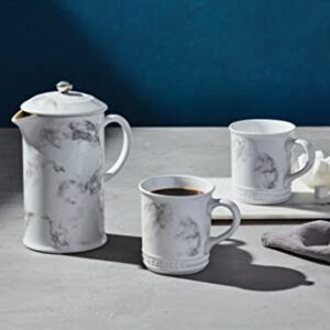 Le Creuset Stoneware 14 oz, Marble Collection Coffee Mug