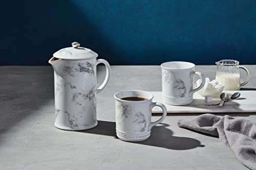 Le Creuset Stoneware 14 oz, Marble Collection Coffee Mug