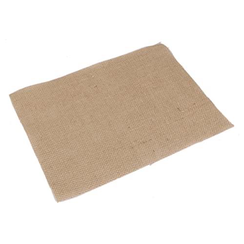 Jute Placemats Individuales para Mesa De Woven Placemat Christmas Party Placemat Christmas Table Accessory Xmas Blank Coasters Burlap Table Mats Rural 10pcs