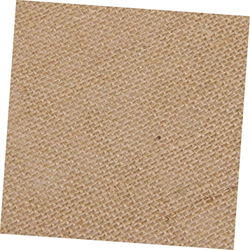 Jute Placemats Individuales para Mesa De Woven Placemat Christmas Party Placemat Christmas Table Accessory Xmas Blank Coasters Burlap Table Mats Rural 10pcs