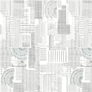 theper modern peel and stick wallpaper gray and white stripe wallpaper contact paper 17.3” x 78.7” geometric wallpaper self adhesive wallpaper removable decorative wallpaper for bedroom vinyl film