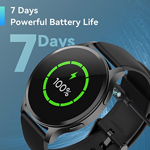 Woneligo Smart Watch for Men(Answer/Make Call), 1.45'' Touch Screen Fitness Tracker with 24-Hour Blood Oxygen/Heart Rate/Sleep Monitor,100+ Sports Modes, IP68 Waterproof Smartwatch for Android iPhone