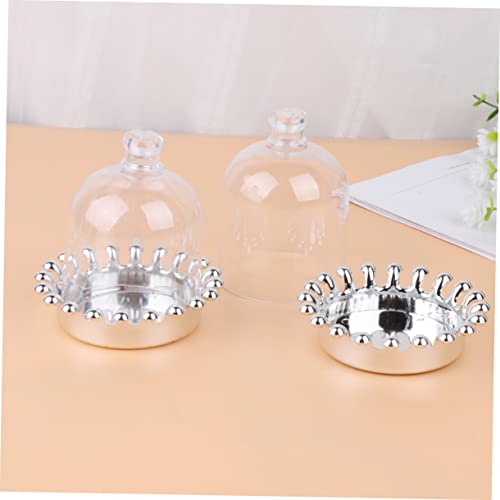 YARNOW 10 Sets Cupcakes Containers Cake Containers with Lids Cupcake Holder with Lid Clear Plastic Mini Cake Box Muffin Dome Cupcake Dome Cover Cupcake Cover Cupcakes Display Cakes Dome