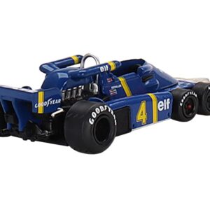 Tyrrell P34#4 Patrick Depailler F1 Formula One Spanish GP (1976) Ltd Ed to 3000 pcs 1/64 Diecast Model Car by True Scale Miniatures MGT00488