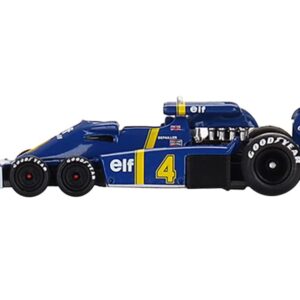 Tyrrell P34#4 Patrick Depailler F1 Formula One Spanish GP (1976) Ltd Ed to 3000 pcs 1/64 Diecast Model Car by True Scale Miniatures MGT00488