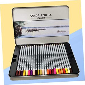 Healvian 1 Set 48 Highlighter Pencil Blending Pencil Writing Pencils Artist Pencils Blending Pencils Oily Pencils Art Pencils Coloring Pencils Mix Tin Box Pencils Colored Pencil Set