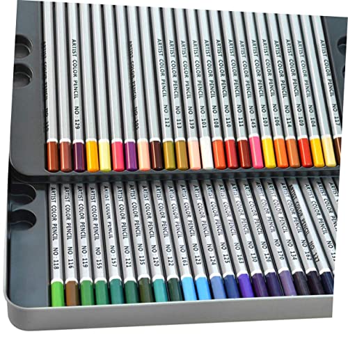 Healvian 1 Set 48 Highlighter Pencil Blending Pencil Writing Pencils Artist Pencils Blending Pencils Oily Pencils Art Pencils Coloring Pencils Mix Tin Box Pencils Colored Pencil Set