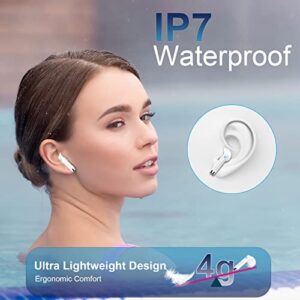 Wireless Earbud Bluetooth 5.3 Headphones with Clear Sound, 40H Playtime, Sport Earbud Touch Control with LED Digital Display, IP7 Waterproof Bluetooth Earphones Built-in Mic for Android iOS Workout