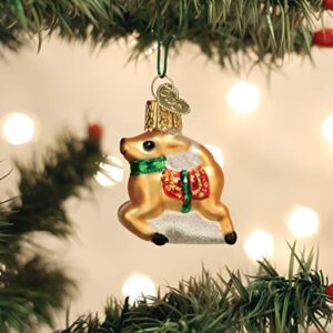 Old World Christmas Gumdrops Mini Reindeer Glass Blown Ornament for Christmas Tree