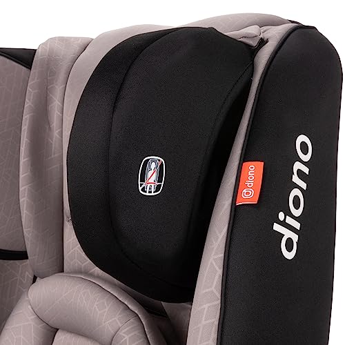 Diono Radian 3RXT Special Edition Slim Fit 3 Across All-in-One Convertible Car Seat, Rear-Facing, Forward-Facing & High-Back Booster, Gray Oyster