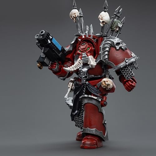 JOYTOY Warhammer 40K Chaos Space Marines Word Bearers Chaos Terminator Garchak VASH 1/18 Scale Figure