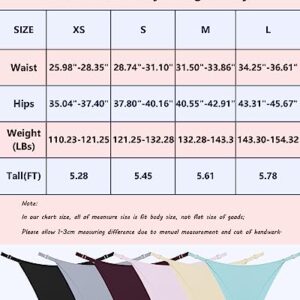 ALL OF ME Adjustable Seamless Underwear for Women Sexy Cheeky Panties High Cut Bikini Underwear No Show Stretchy 6 Pack XS-L