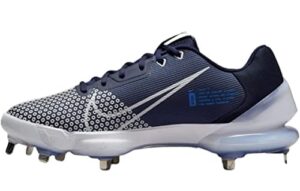 nike men's force zoom trout 7 pro metal baseball cleats college navy/white (us_footwear_size_system, adult, men, numeric, medium, numeric_12)