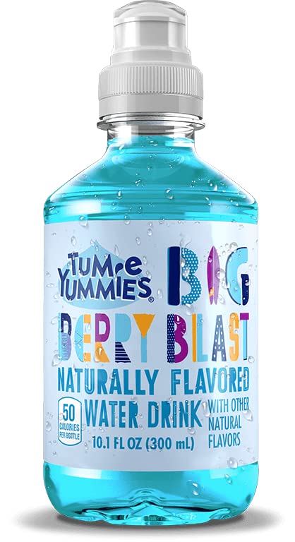 Tum-e Yummies Naturally Flavored Water Drink for Kids Bundled by Louisiana Pantry (Big Berry Blast, 12 Pack)