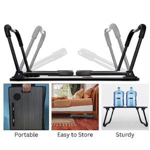 Foldable Laptop Desk for Bed, Laptop Bed Tray Table, Lap Desk for Laptop, Laptop Stand, Laptop Bed Desk Tray, Portable Foldable Desk, Tray Table, Foldable Lap Desk Tray with Cup Holder and Drawer