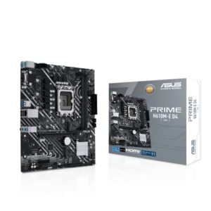 asus prime h610m-e d4-csm lga 1700(intel® 12th&13th gen) matx commercial motherboard (pcie 4.0,ddr4,2xm.2 slots,1gb lan,displayport/hdmi/d-sub,usb 3.2 gen 1 ports,com header, rgb header,acce)