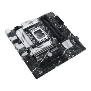 ASUS PRIME B760M-A Intel B760(LGA1700)(13th and 12th Gen)mATX motherboard,PCIe 4.0,DDR5, 2xM.2 slots,2.5Gb LAN, DP, Dual HDMI®, SATA 6 Gbps, rear USB 3.2 Gen 2, front USB 3.2 Gen 1 Type-C®, Aura Sync