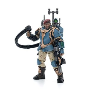 joytoy warhammer 40k: astra militarum tempestus scions command squad vox operator 1:18 scale figure